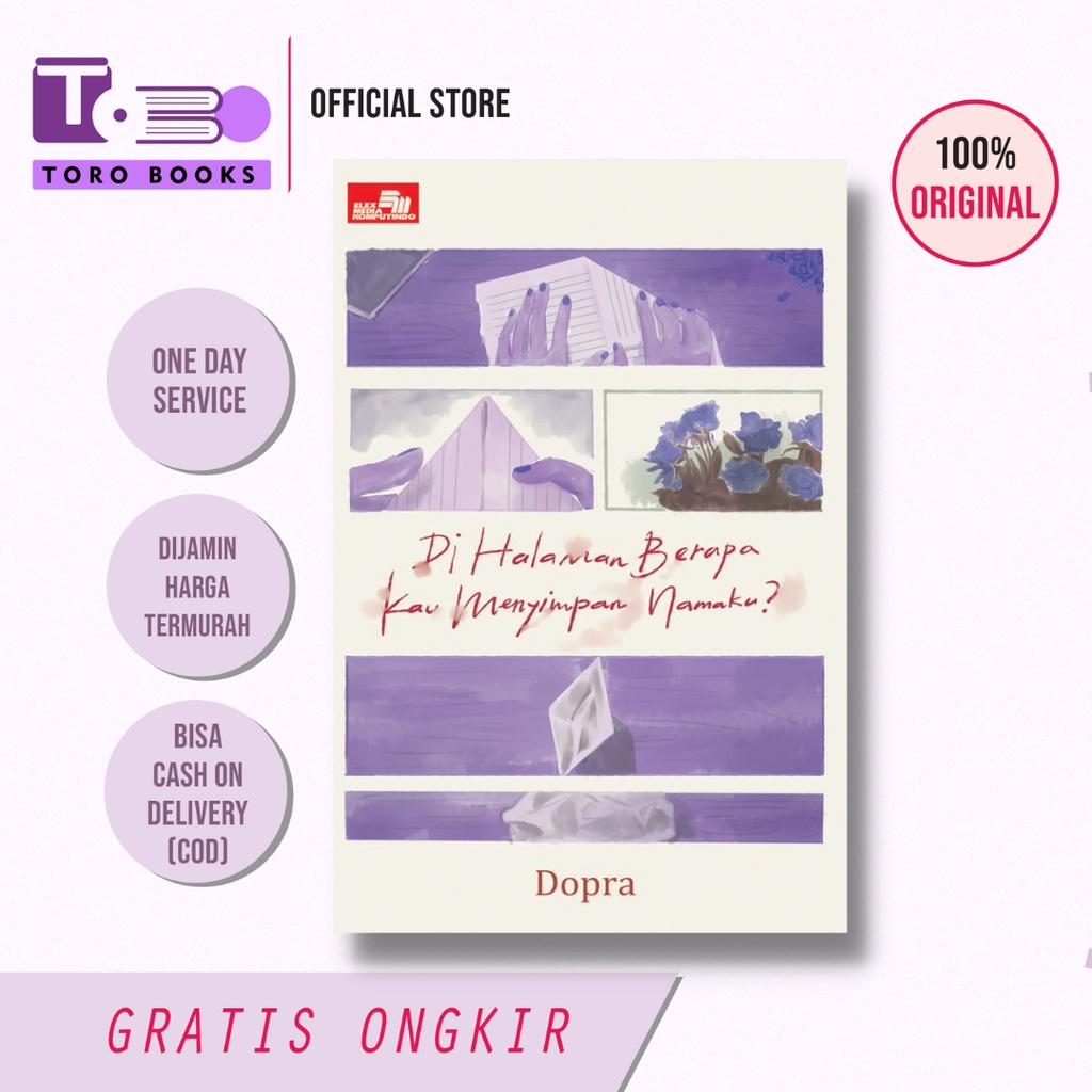 Jual Buku Di Halaman Berapa Kau Menyimpan Namaku -Dopra | Shopee Indonesia