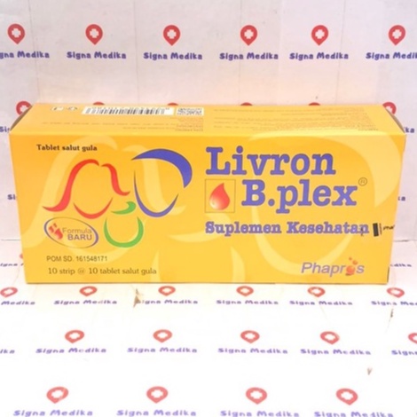 Jual Livron B.plex Box Isi 100 Tablet - Multivitamin & Mineral | Shopee ...