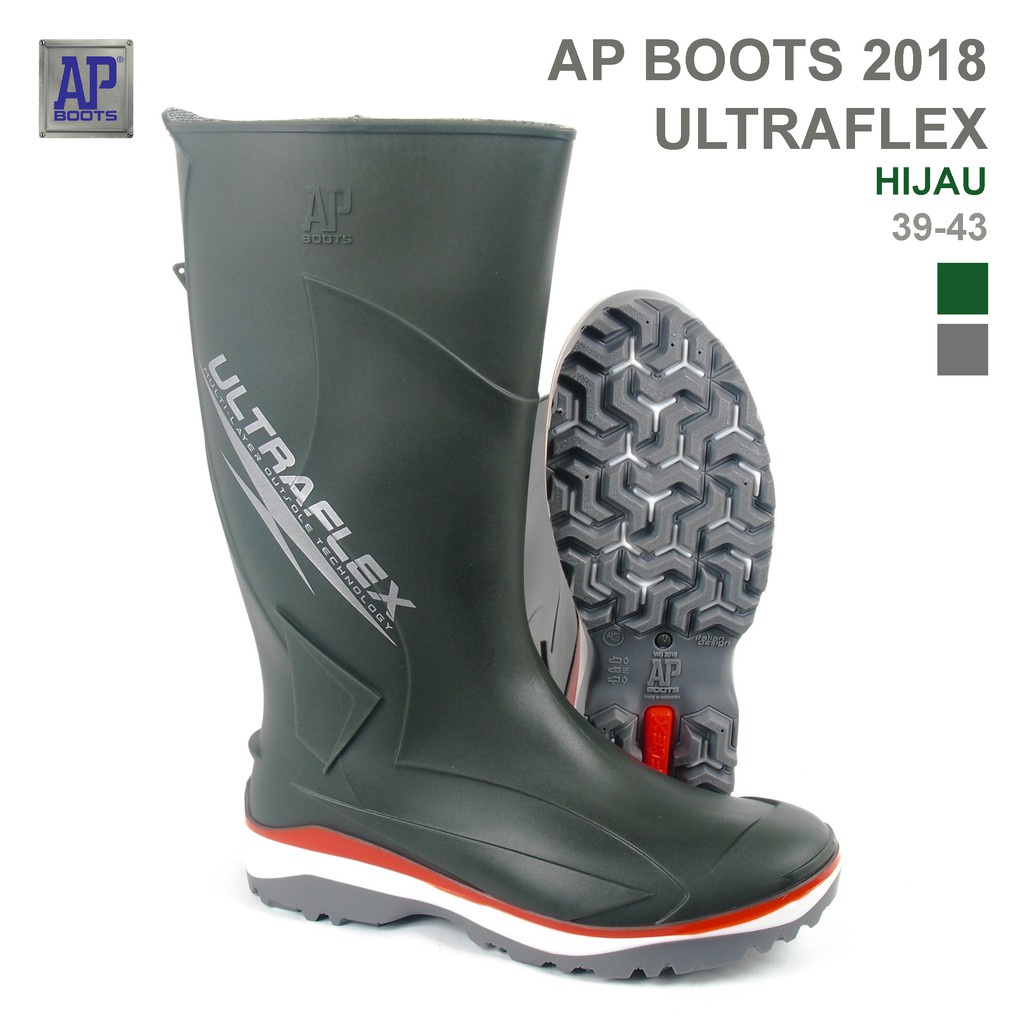 Jual AP Boots 2018 Ultraflex Hijau - Sepatu Boot PVC | Shopee Indonesia