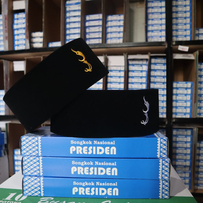 Jual Promo !!! Songkok Logo Kujang Emas, Kujang Perak Presiden | Shopee ...