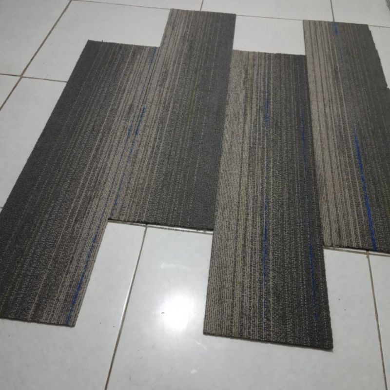 Jual KARPET TILE BARU UKURAN 25X100 | Shopee Indonesia