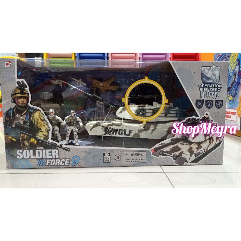 Jual Soldier Force 9 Operation Sub Zero Battle Tank | Shopee Indonesia