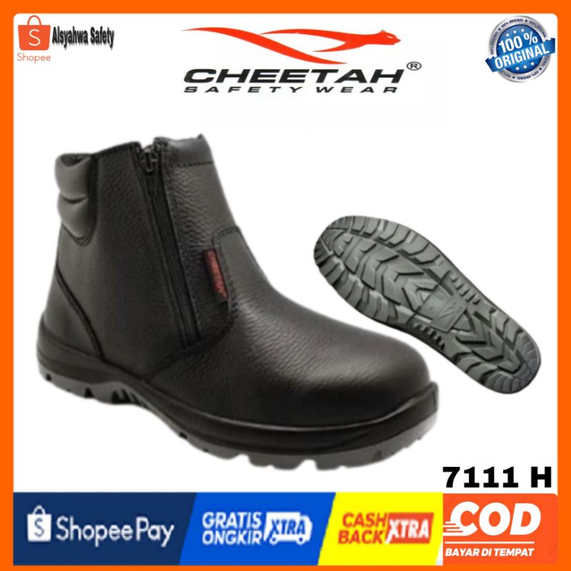 Jual SEPATU SAFETY SHOES CHEETAH 7111 H ORIGINAL | Shopee Indonesia