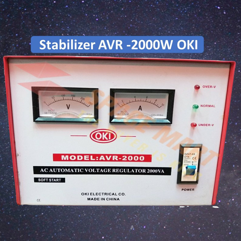 Jual STABILIZER LISTRIK TRAFO STAVOL REGULATOR STABILISER OKI 2000VA ...