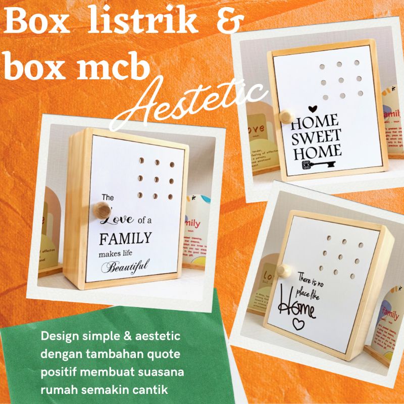 Jual box listrik aestetic box penutup meteran listrik box token listrik ...