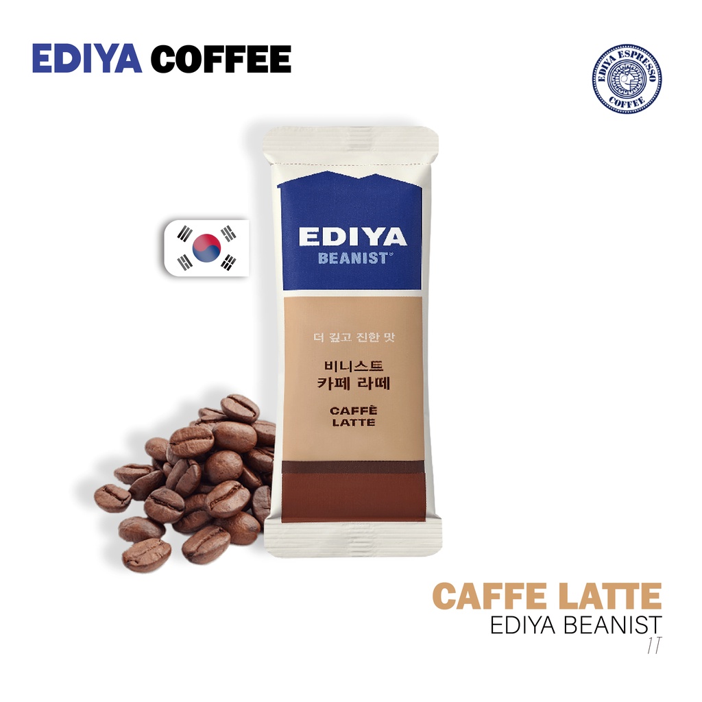 Jual EDIYA BEANIST Cafe Latte 1pcs - Kopi Kemasan Korea | Kopi Bubuk ...