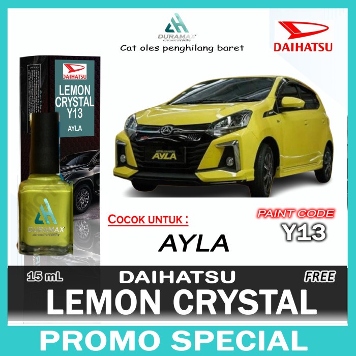 Jual Cat Oles Yellow Lemon Crystal Metalic Y13 Daihatsu Ayla Kuning ...