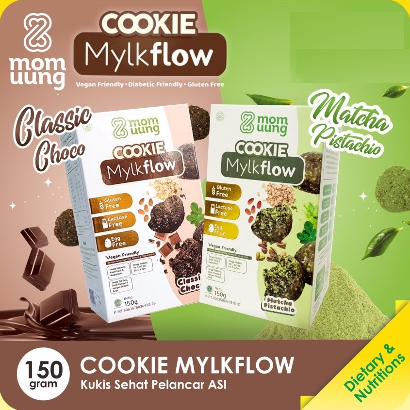 Jual MOM UUNG COOKIE MYLKFLOW All VARIAN 150 gr / Kukis Pelancar Asi ...