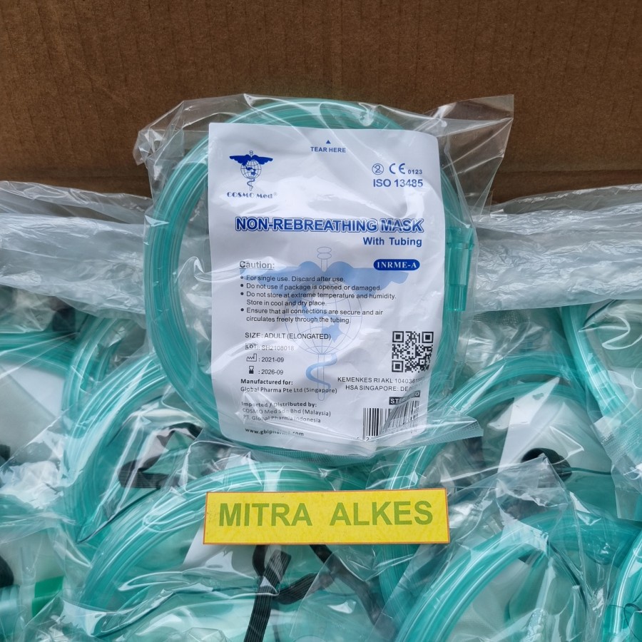 Jual Masker Non Rebreath Dewasa. ADULT Non Rebreathing Mask. ADULT Non ...