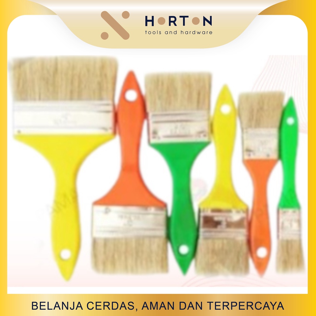 Jual Kuas Cat Dinding Tembok / Kuas Cet Gagang Pvc / Koas Paint Brush | Shopee Indonesia