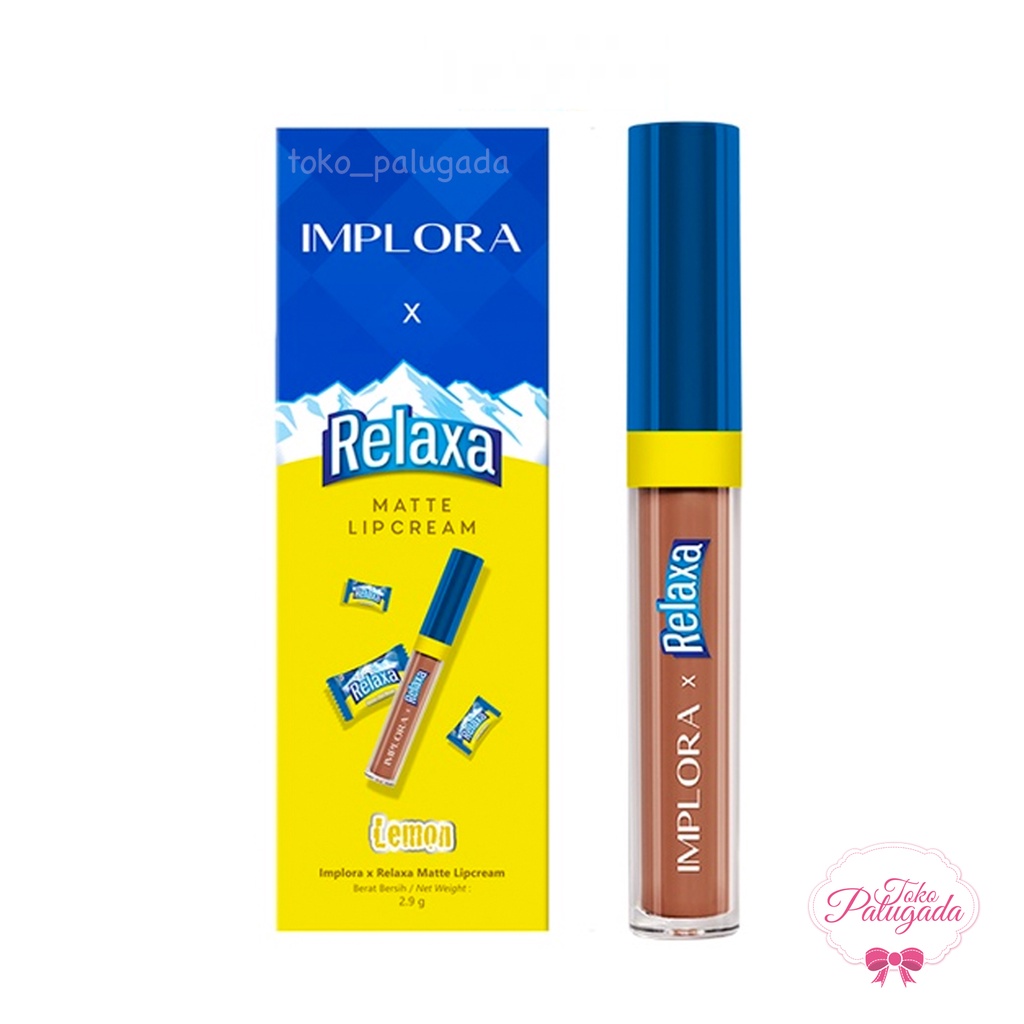 Jual [BISA COD] Implora x Relaxa Matte Lip Cream - Implora Relaxa ...