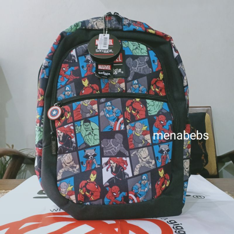 Jual Smiggle Backpack Marvel Classic original | Shopee Indonesia