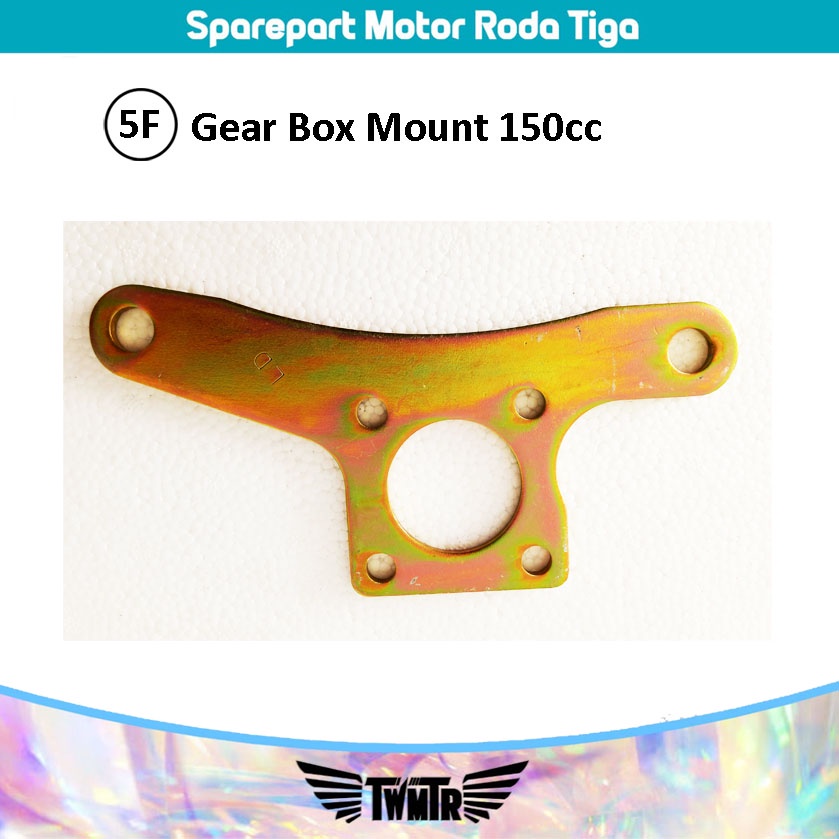 Jual 5F bracket gearbox viar dudukan breket girbok - sparepart motor ...