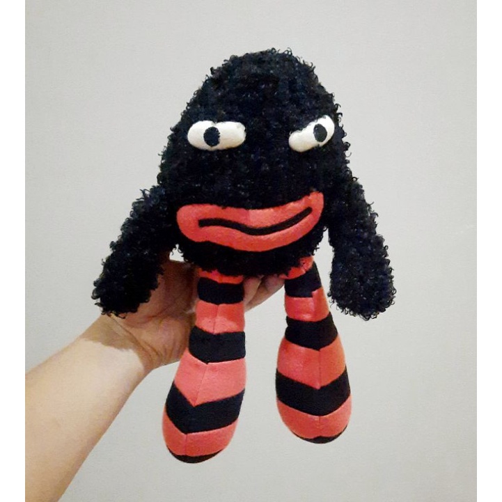 Jual Boneka Karakter Monster Hitam Bulu Lembut Size 25 Cm/ Boneka ...