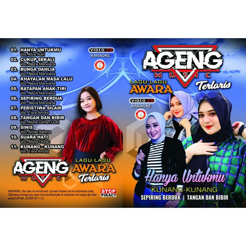 Jual KASET VCD MUSIK DANGDUT AGENG MUSIK TERBARU LAGU LAGU AWARA ... Jual KASET VCD MUSIK DANGDUT AGENG MUSIK TERBARU LAGU LAGU AWARA ...