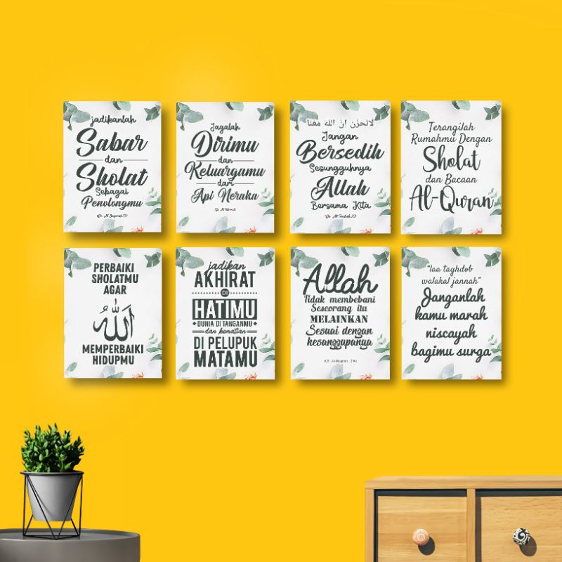 Jual Hiasan Dinding Quotes Islami Pajangan Dekorasi Dinding Wall Decor ...