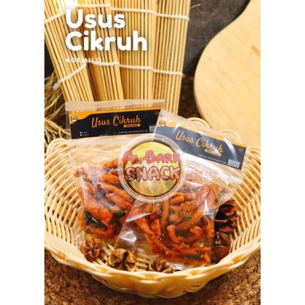 Jual KRIPIK USUS CRISPY PEDAS DAUN JERUK CAMILAN KEMASAN NOCENG MURAH ...