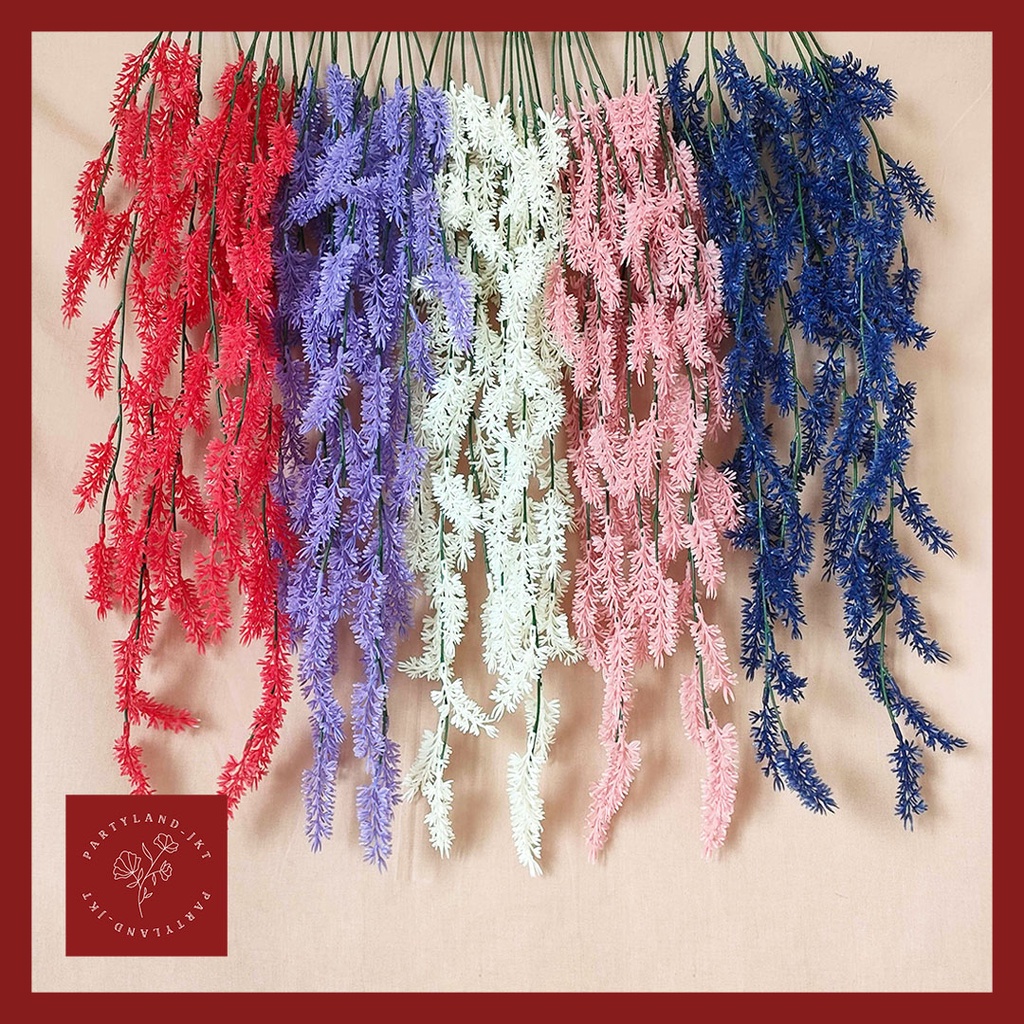 Jual Artificial Flower Hyssop Garland Bunga Gantung Daun Plastik ...