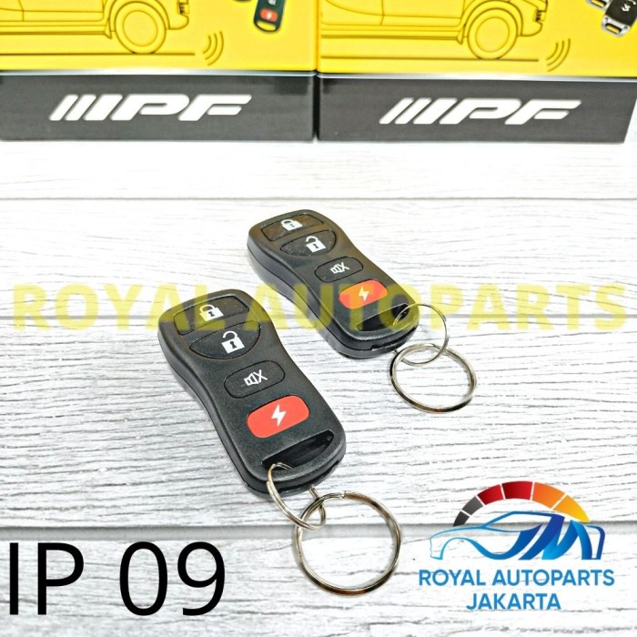 Jual ALARM MOBIL MODEL REMOTE TOMBOL UNIVERSAL 1 SET MEREK IPF ORIGINAL ...