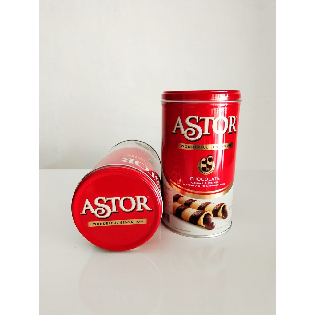 Jual .mayora wafer astor coklat kaleng 330 gr - scp | Shopee Indonesia
