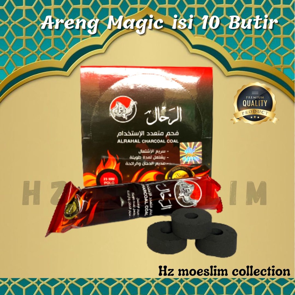 Jual Arang Magic Al Rahal Areng Briket Areng Magic Areng Buhur Arang ...