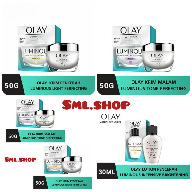 Jual OLAY LUMINOUS LIGHT Perfecting 50 gr - TONE Perfecting 50 gr ...
