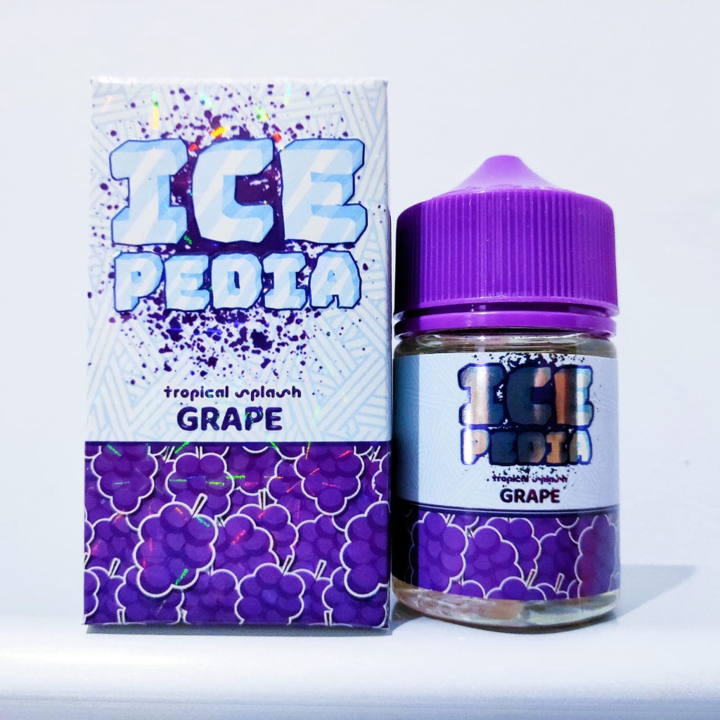 Jual [FREEBASE 60ML] ICE PEDIA TROPICAL SPLASH GRAPE BY MAJAPAHIT ...