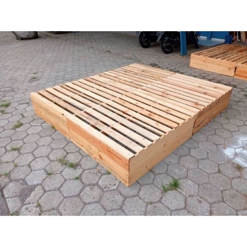 Jual Dipan Palet 180 × 200 × 12 Alas Kasur Kayu Jati Belanda Tatakan ...