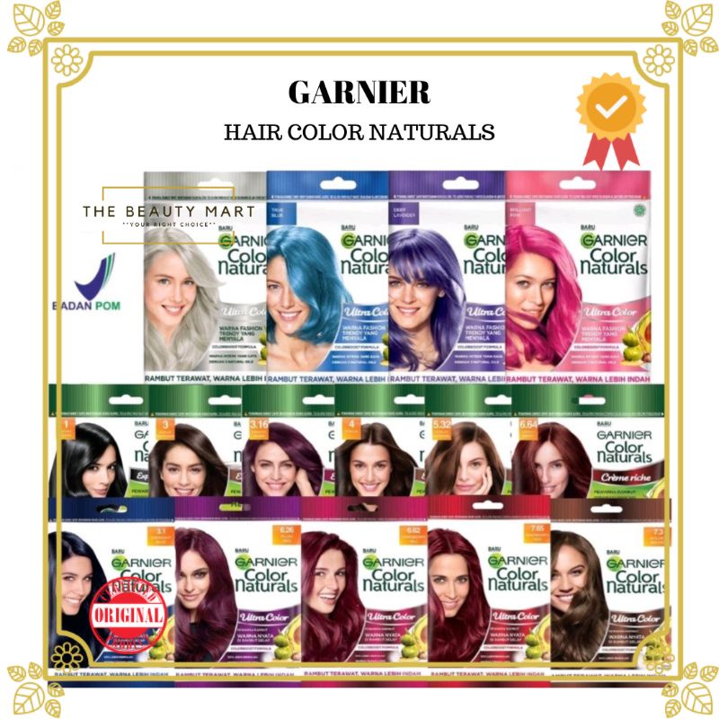 Jual Garnier Color Naturals Express Hair Color Sachet | Garnier Color ...