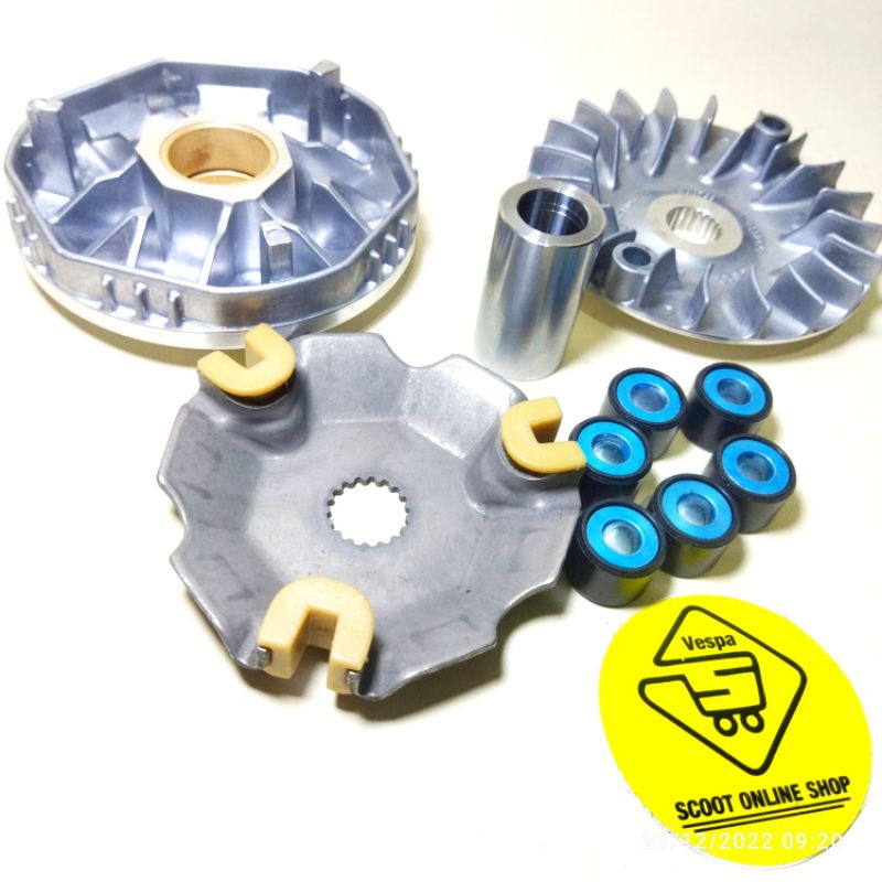 Jual Paket CVT Vespa Matic LX S IGET ( Rumah Roller & Flywheel & Kampas ...