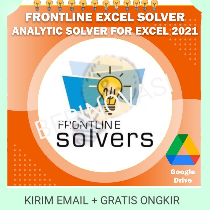 Jual [GARANSI] Frontline Excel Solver (Analytic Solver for Excel) 2021 ...