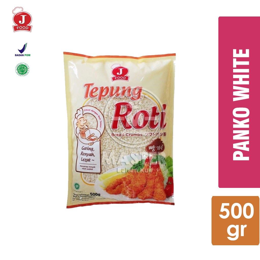 Jual JFOOD Tepung Roti/ Panko White [500 gr] | Shopee Indonesia