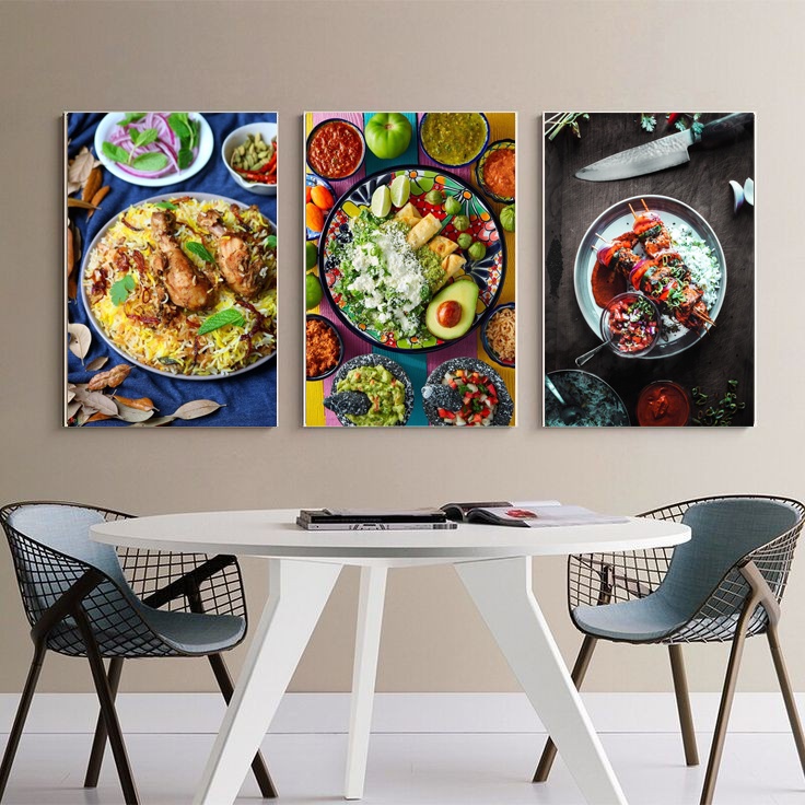 Jual Hiasan Dinding Masakan Ukuran 47x31 Dekorasi Dinding Bumbu Dapur ...