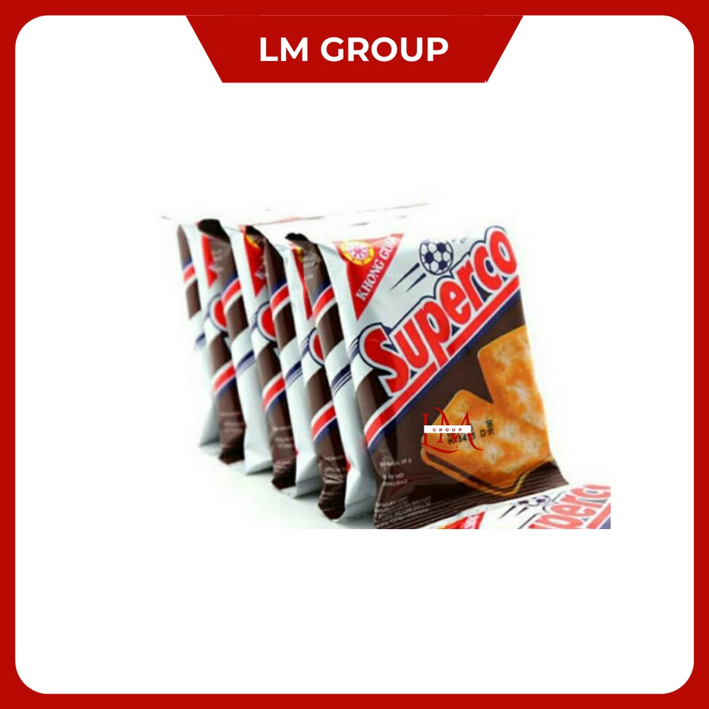 Jual Superco Biskuit Wafer Coklat Khong Guan Isi 10 pcs @12gr Cemilan ...