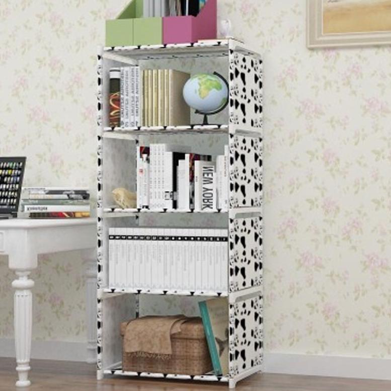 Jual Diskon!! Rak Serbaguna Kain 5 Tingkat 4 Susun serbaguna Rak Buku ...