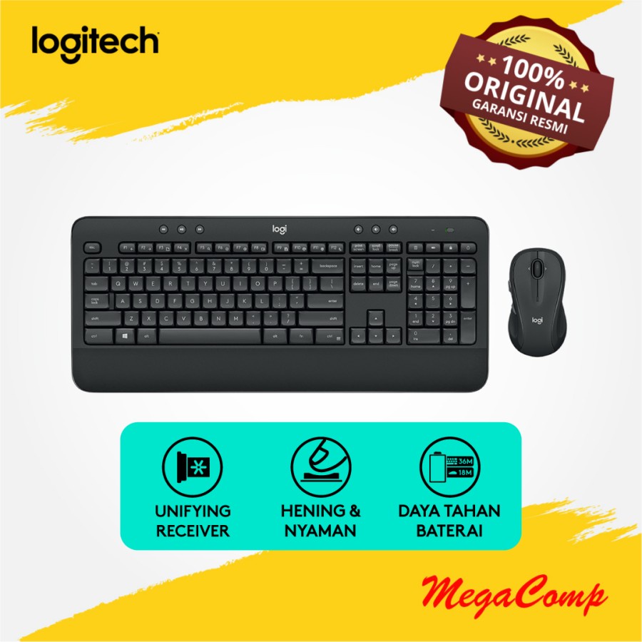 Jual Keyboard Mouse Logitech MK545 Wireless | Shopee Indonesia