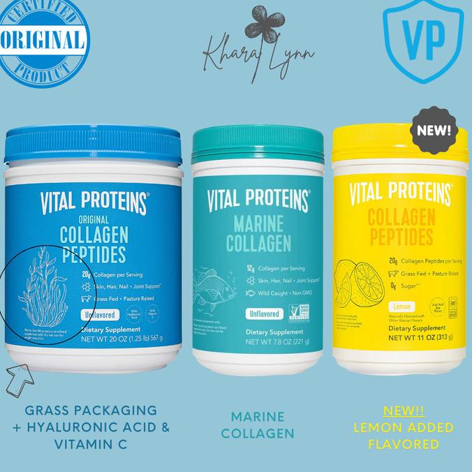 Jual [COD] Vital Proteins Collagen Peptides with Hyaluronic Acid ...