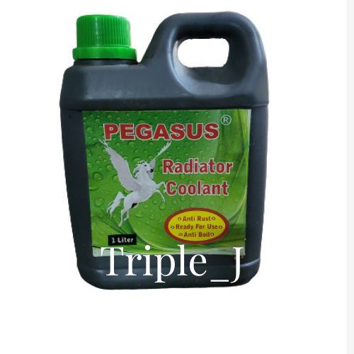 Jual AIR RADIATOR COOLANT PEGASUS 1 LITER - Warna Hijau Untuk Mobil dan ...