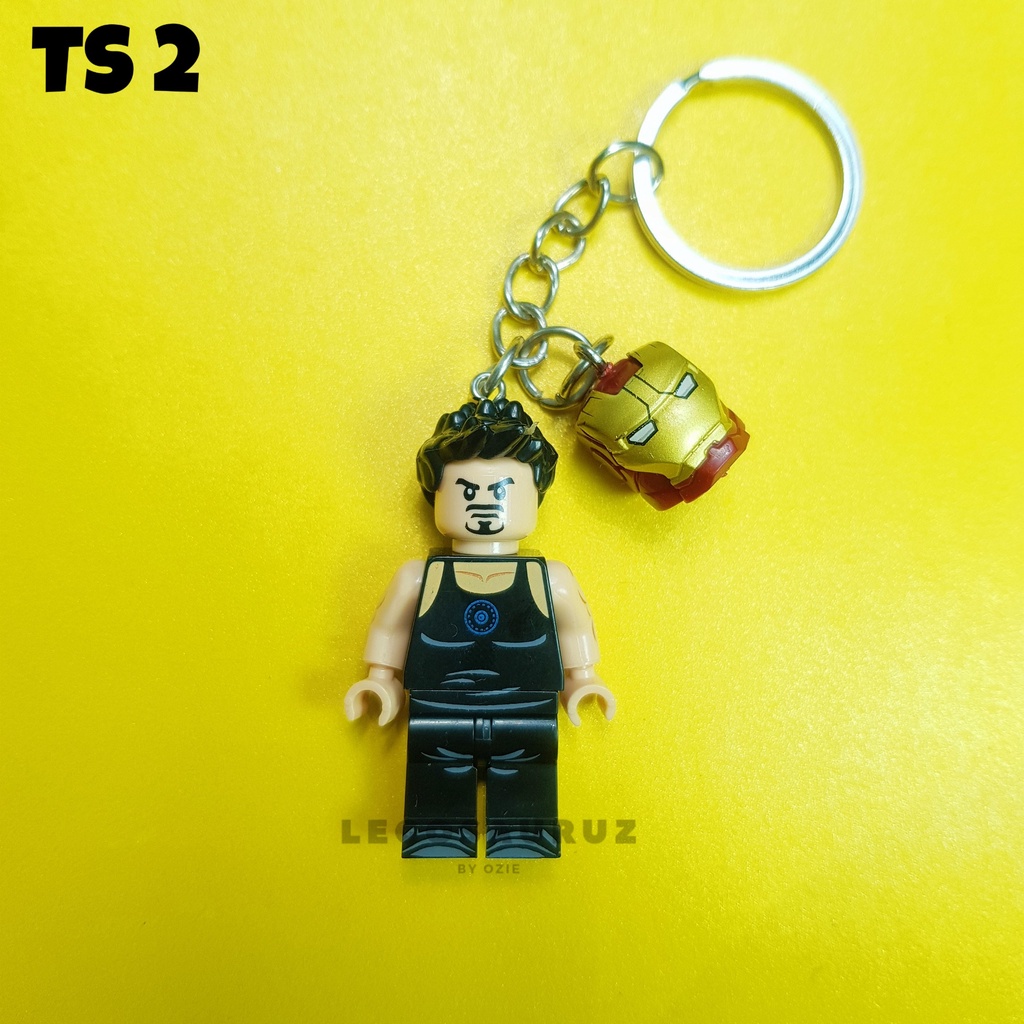 Jual GANTUNGAN KUNCI TONY STARK IRON MAN / KEYCHAIN MINIFIGURE TONY ...