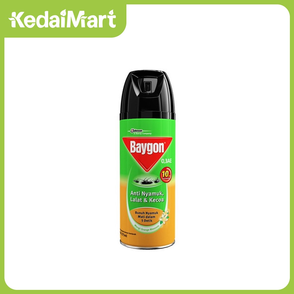 Jual Baygon Aerosol Orange 275 / 200 ml | Shopee Indonesia