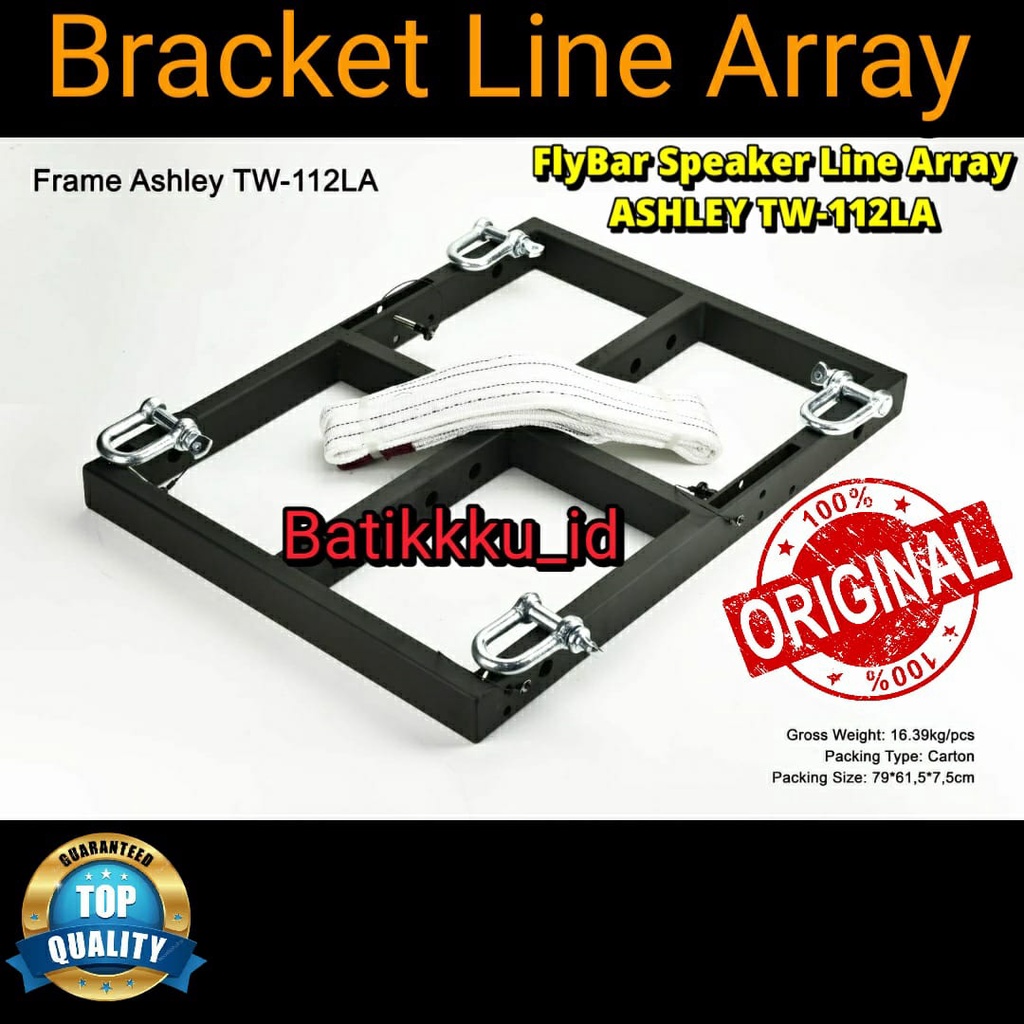 Jual Bracket FlyBar LINE ARRAY ASHLEY TW 112LA TW 112 LA ORIGINAL FRAME ...
