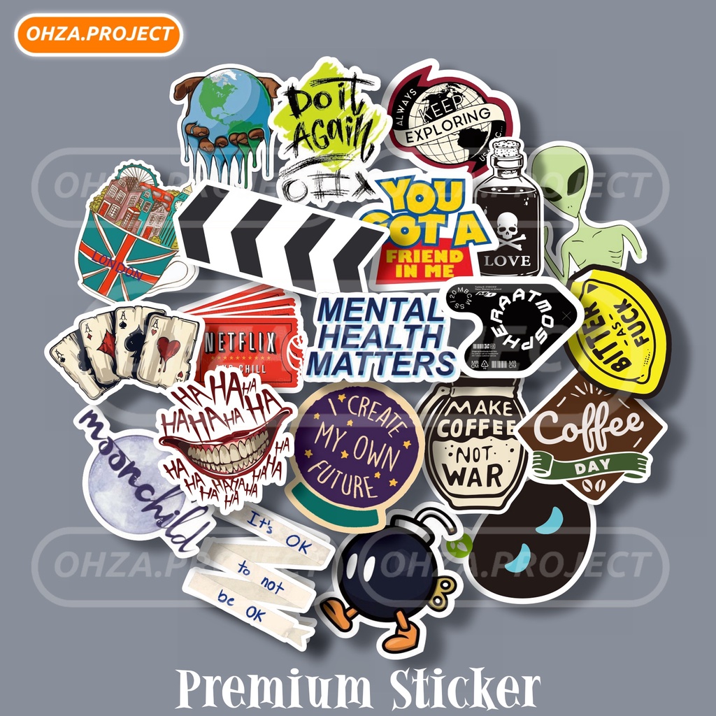 Jual STICKER AESTHETIC UNKNOWN SERIES STIKER CASE HANDPHONE LAPTOP ...