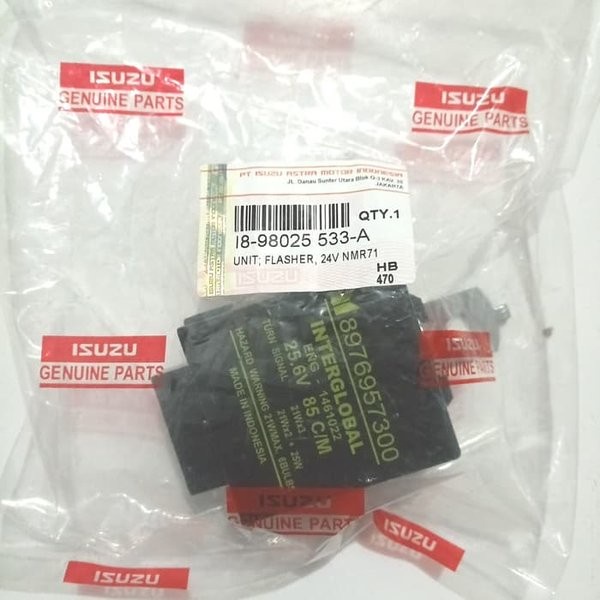 Jual Flasher Isuzu Elf '17 24 V K 5 I8-98025-533-A Asli -40118 # ...