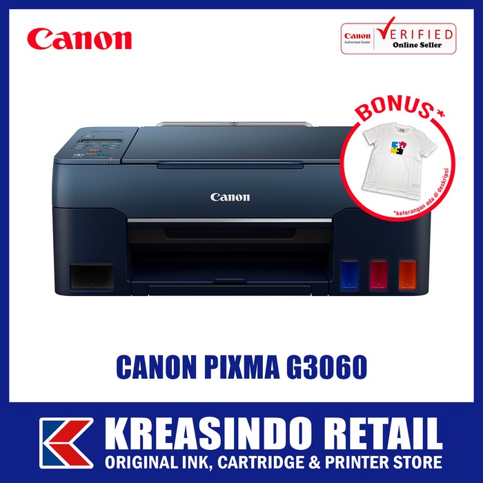 Jual Canon Pixma G3060 Wifi All-In-One Printer | Shopee Indonesia