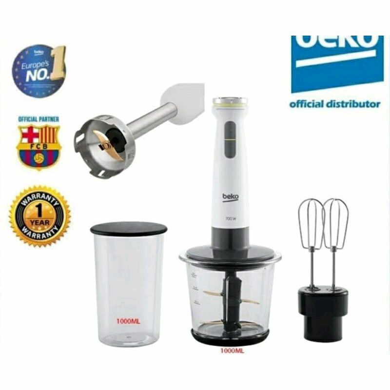 Jual Beko Hand Blender HBA-7608W | Shopee Indonesia