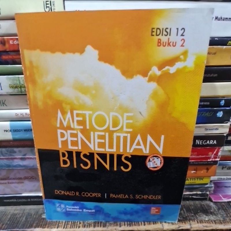 Jual Metode penelitian bisnis buku 2 edisi 12 by Donald E Cooper ...