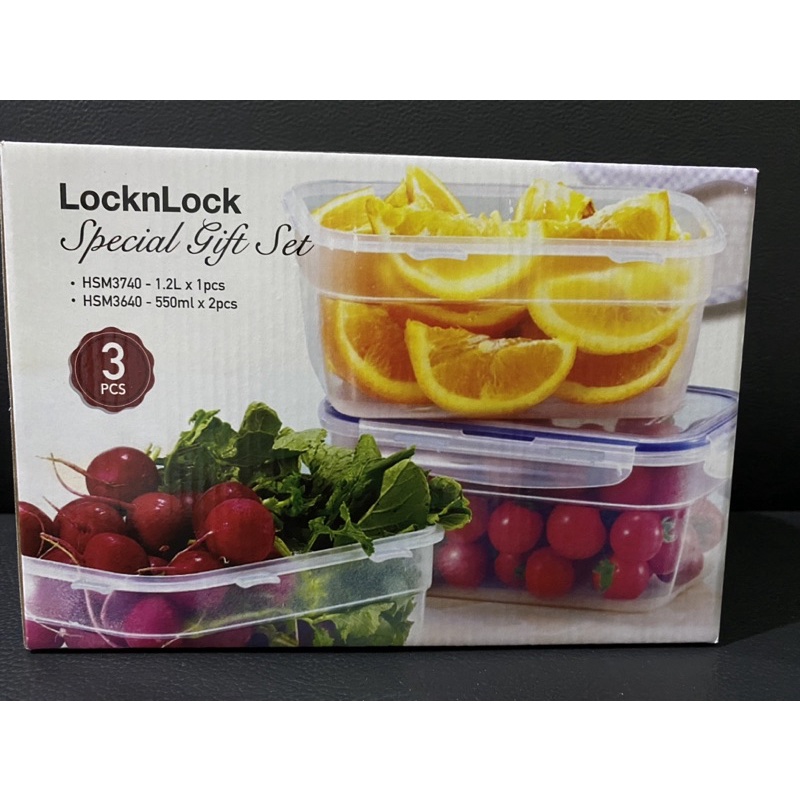 Jual locknlock lock n lock special gift set 3 pcs | Shopee Indonesia