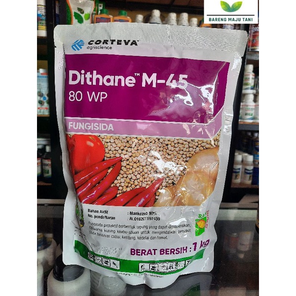 Jual Dithane M-45 80 WP Fungisida Protektif untuk mengendalikan bercak ...