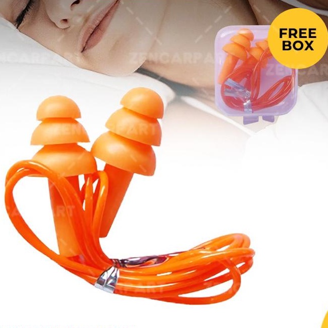 Jual earplug penutup telinga ear plug silicone silikon corded ultra fit ...