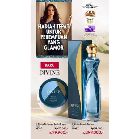 Jual Divine Biru EDP parfum +Bodycream | Shopee Indonesia